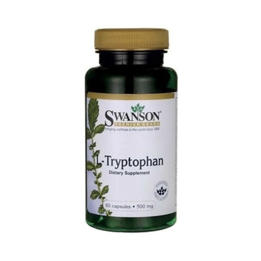 Swanson L-Tryptofan 500 mg 60 kaps. | Sklep hipoalergicznie24.pl